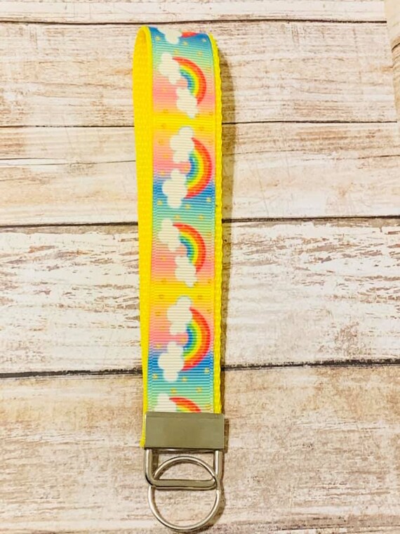 Rainbow key fob/key fob/key fob key chain/unicorn key | Etsy