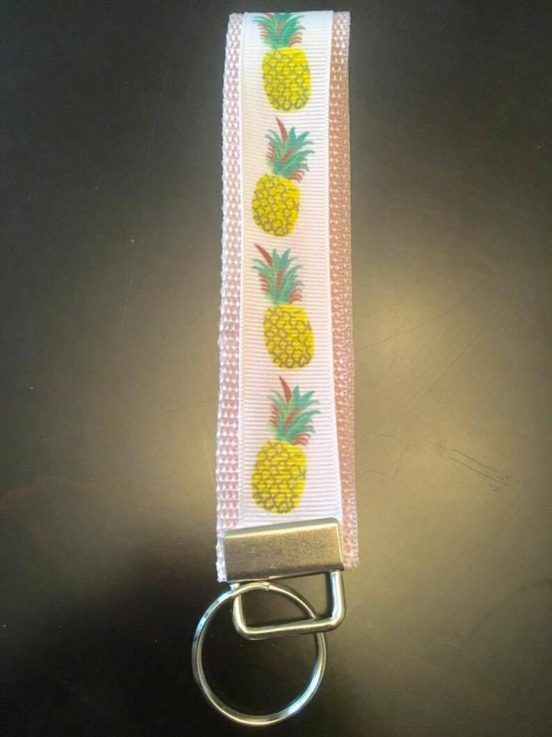 Pineapple Key Fob Pink/key - Etsy