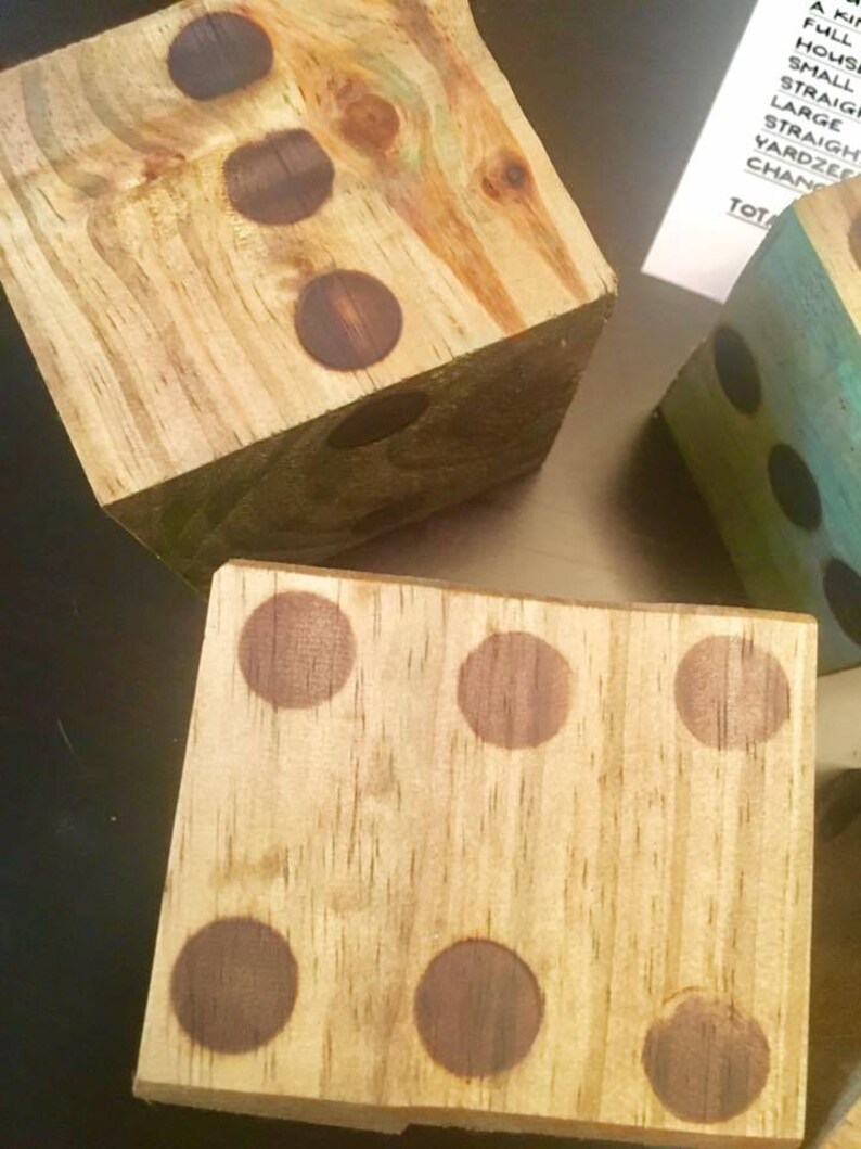 Personalized Yardzee Dice Only/personalized Yardzee Dice for Outdoor ...