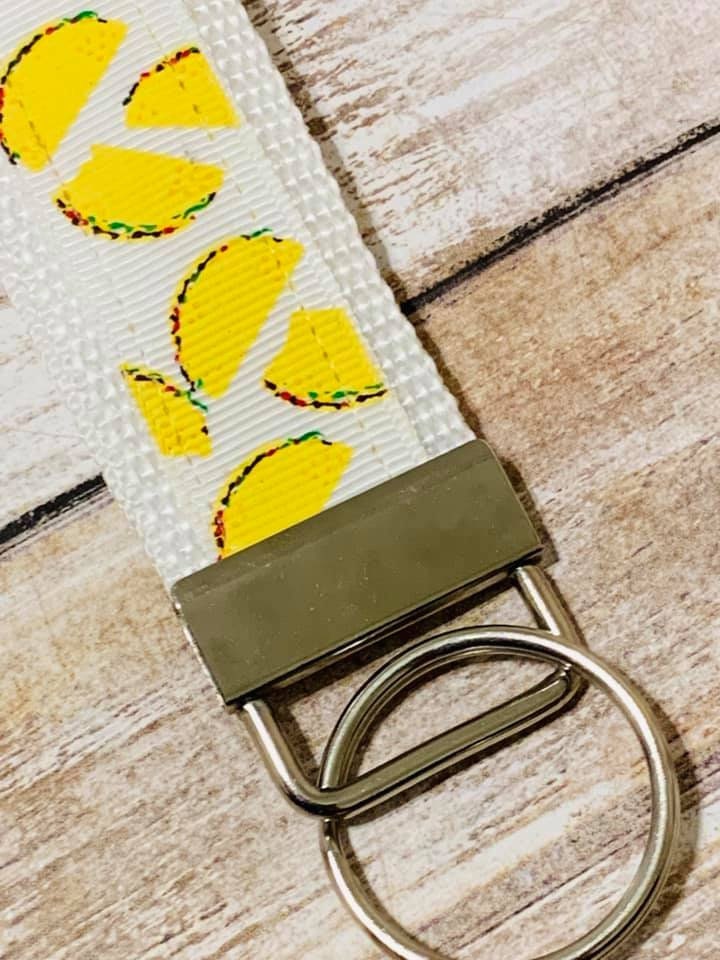Taco Themed Key Fob/key Fob/key Fob Key Chain/taco/food - Etsy