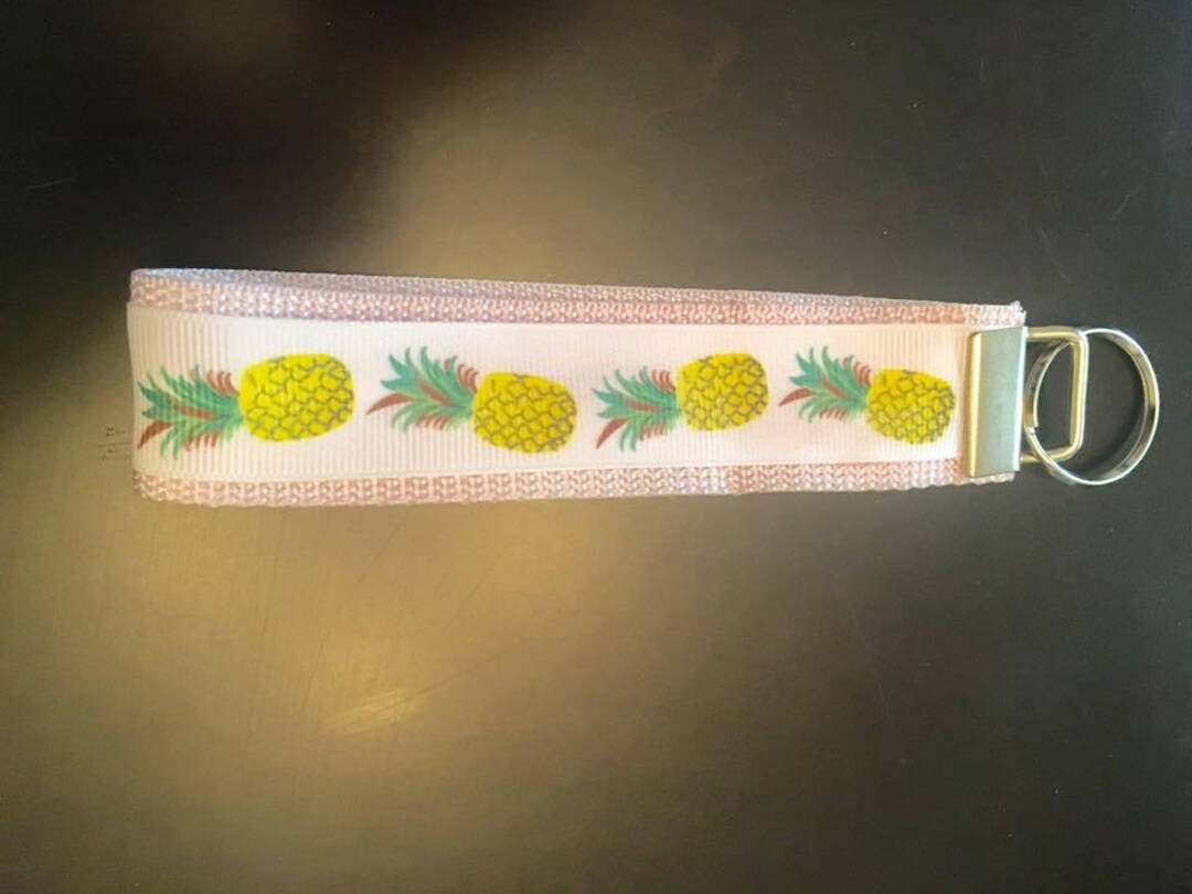 Pineapple Key Fob Pink/key Fob/wristlet/pineapple/accessories/pineapple ...