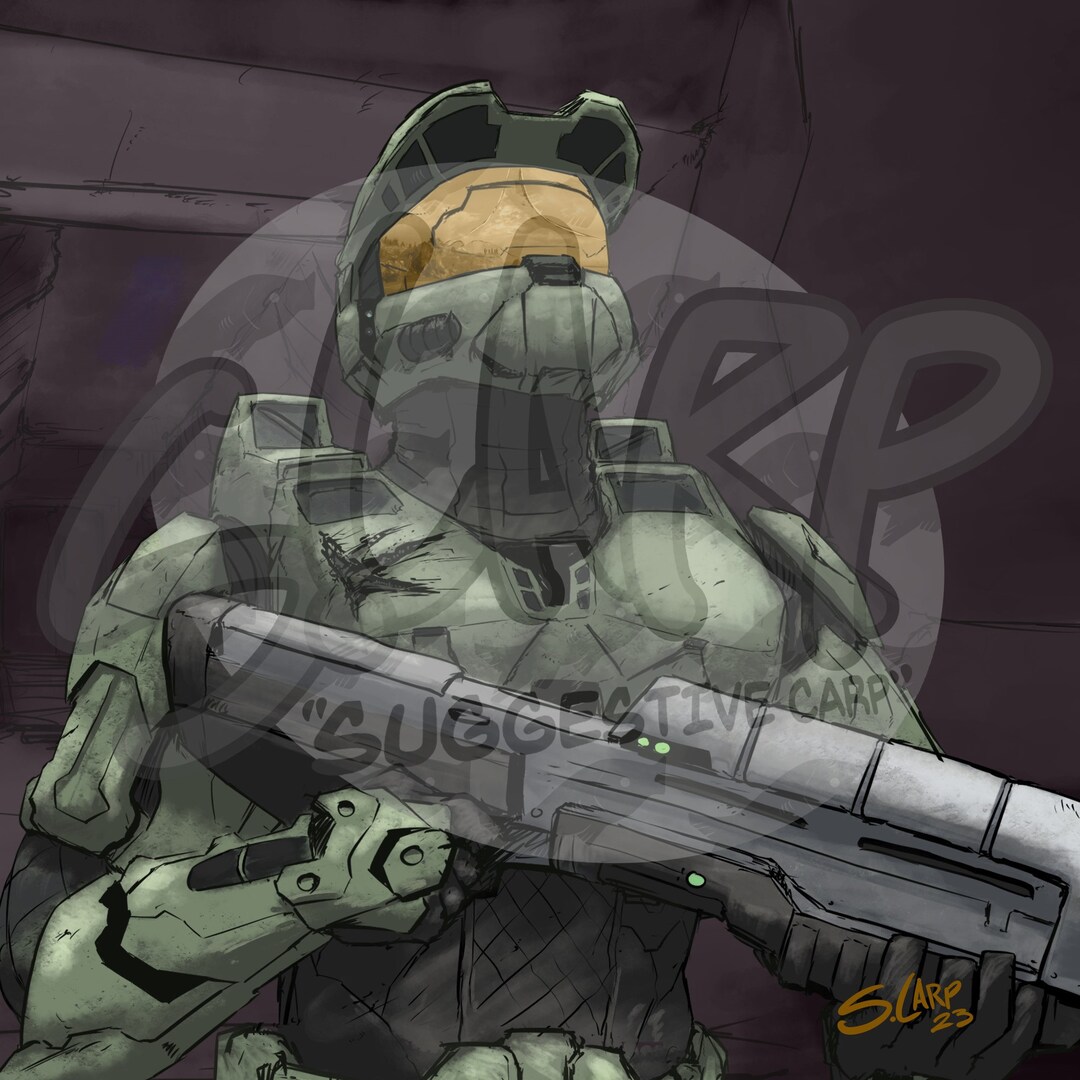 Halo - Master Chief Fan Art - Etsy