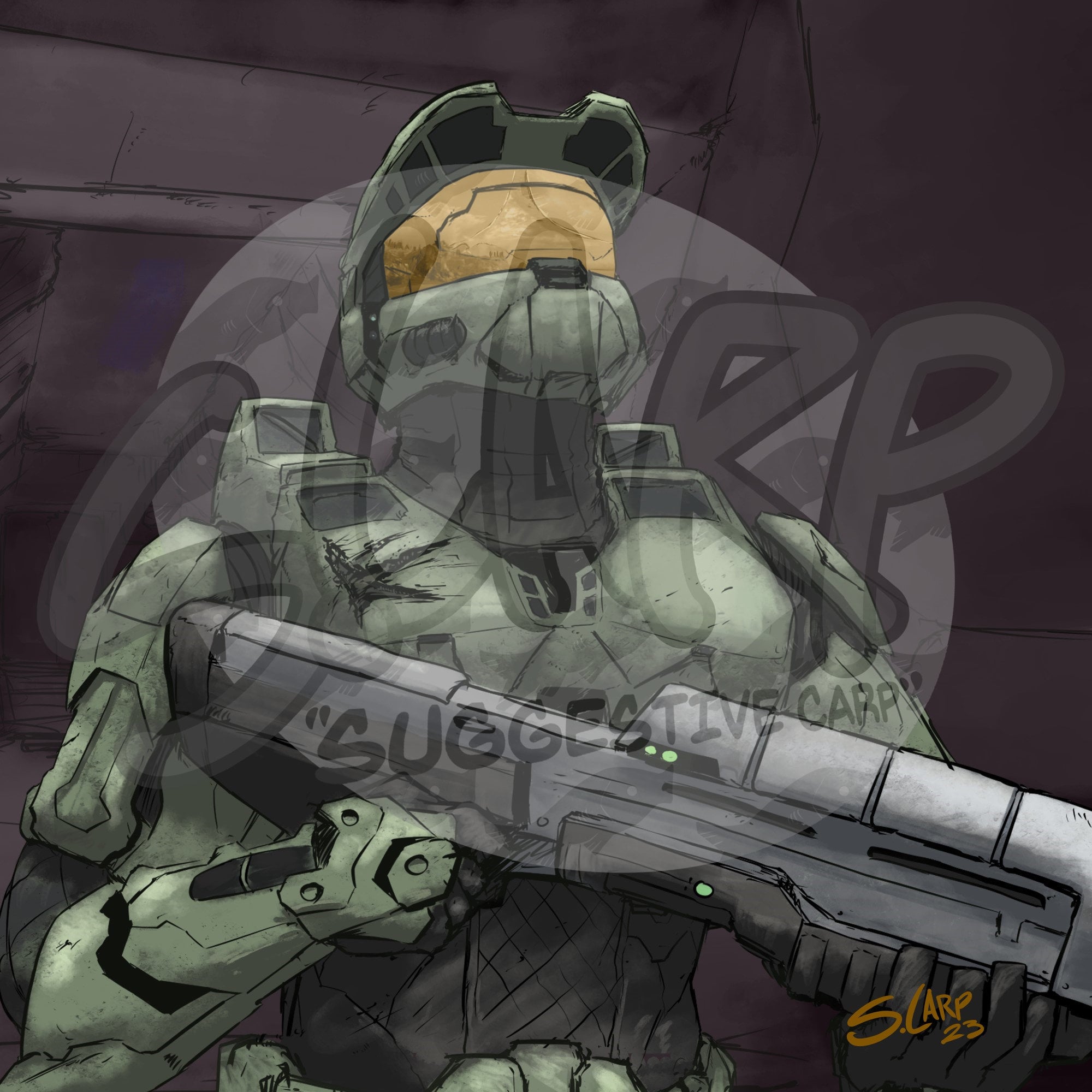 Halo - Master Chief Fan Art - Etsy
