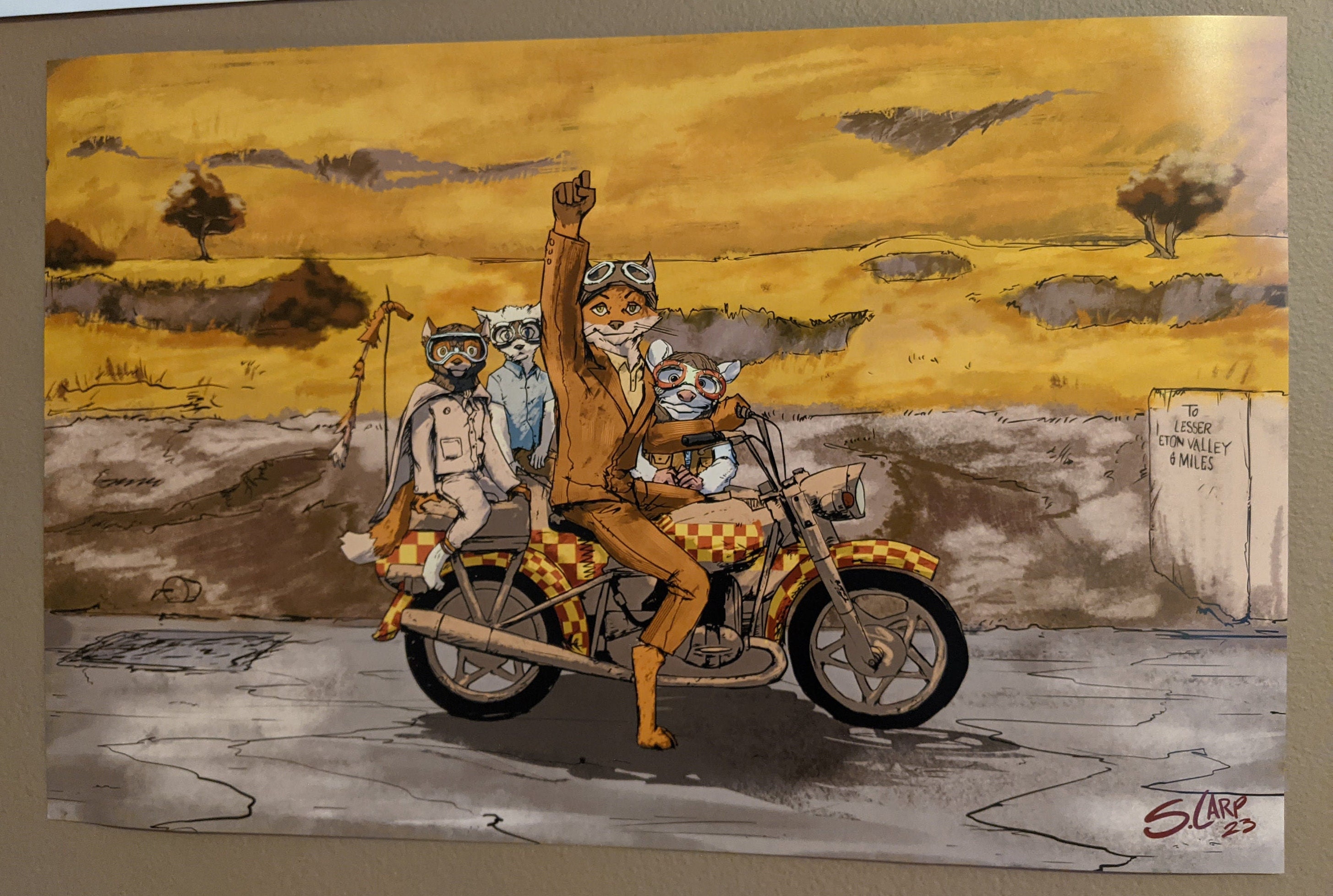 Fantastic Mr Fox - Wolf Scene Fan Art - Etsy