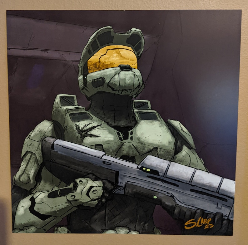 Halo - Master Chief Fan Art - Etsy
