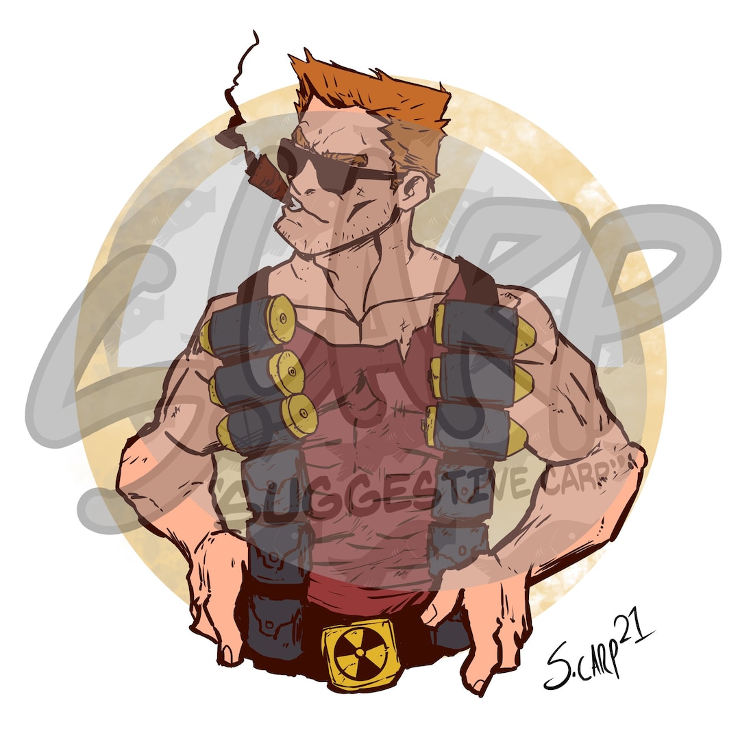 Duke Nukem Fan Art - Etsy