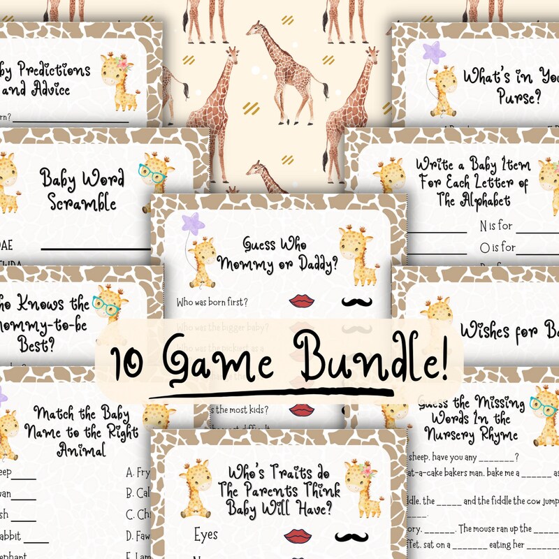 Giraffe Theme Party - Etsy