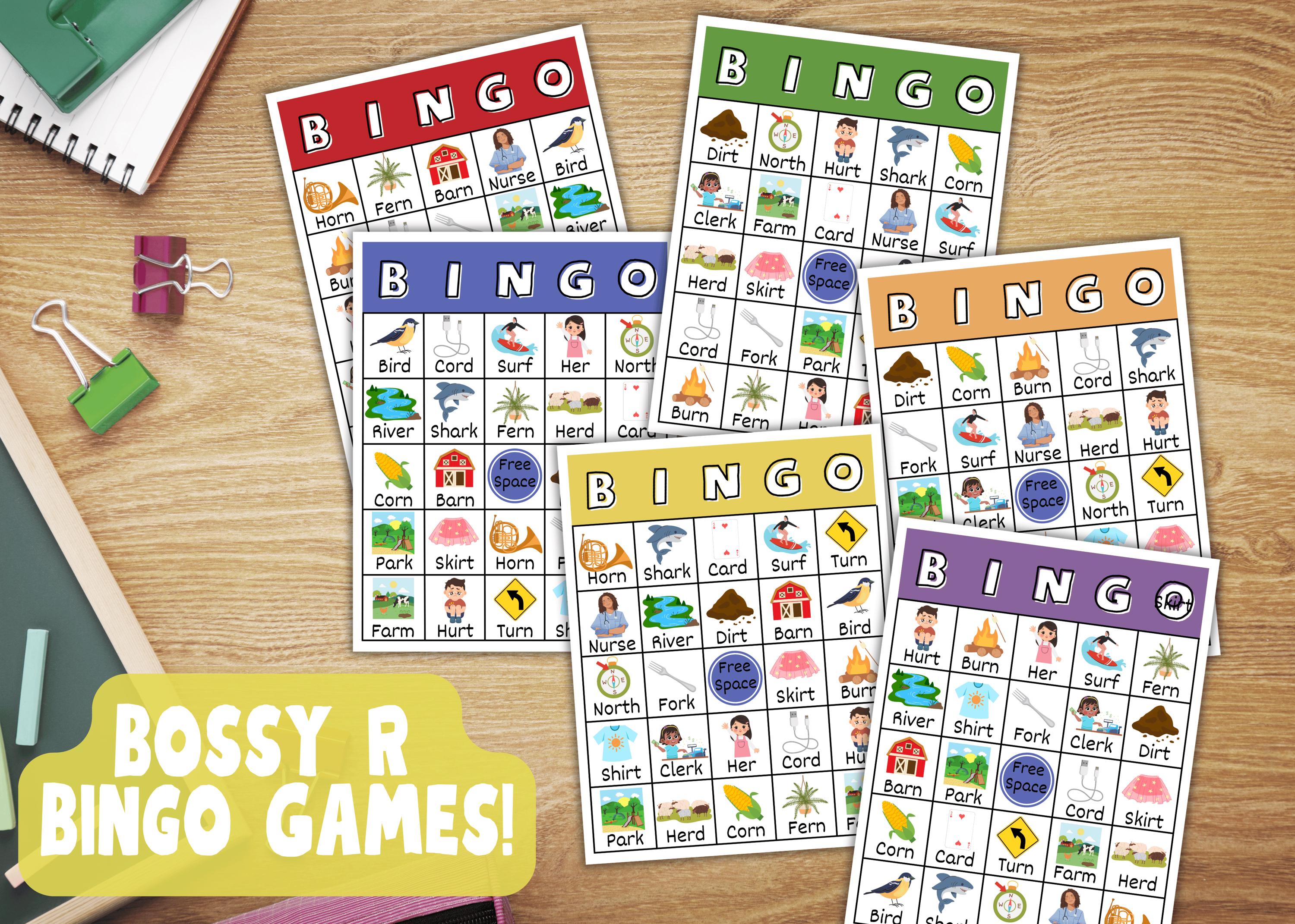 Bossy R Bingo Game, Phonics and Reading Small Group Activity - Etsy