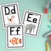 Black and White Alphabet Posters With Pictures for Elementary or ...