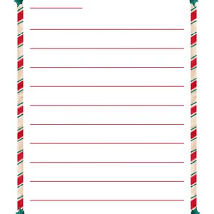 Printable Letter to or From Santa for Kids Holiday Writing With and ...