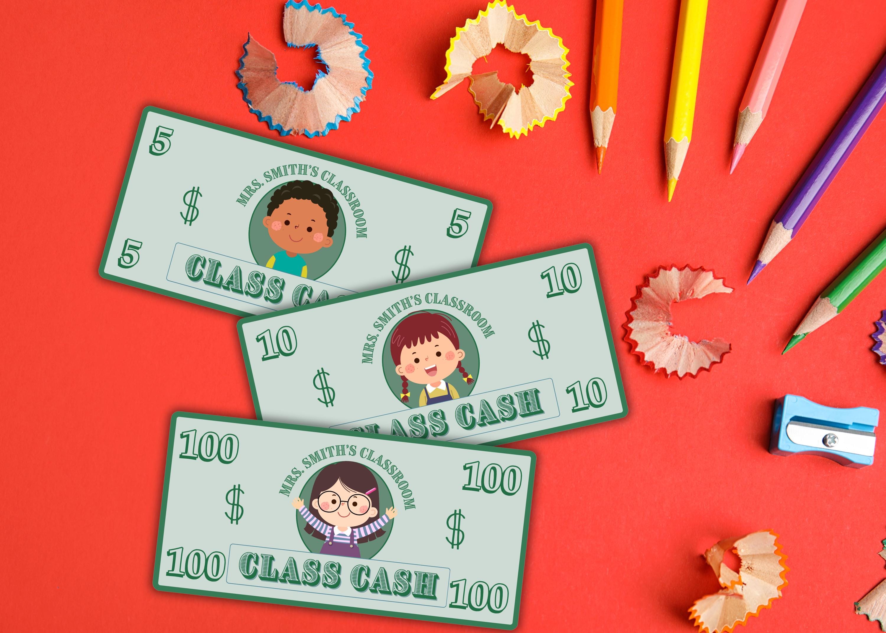 Class Cash for Students Classroom Currency With Kid Themed Bills ...