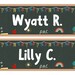 Black and White Chalkboard Themed Name Tags for Elementary Classroom ...