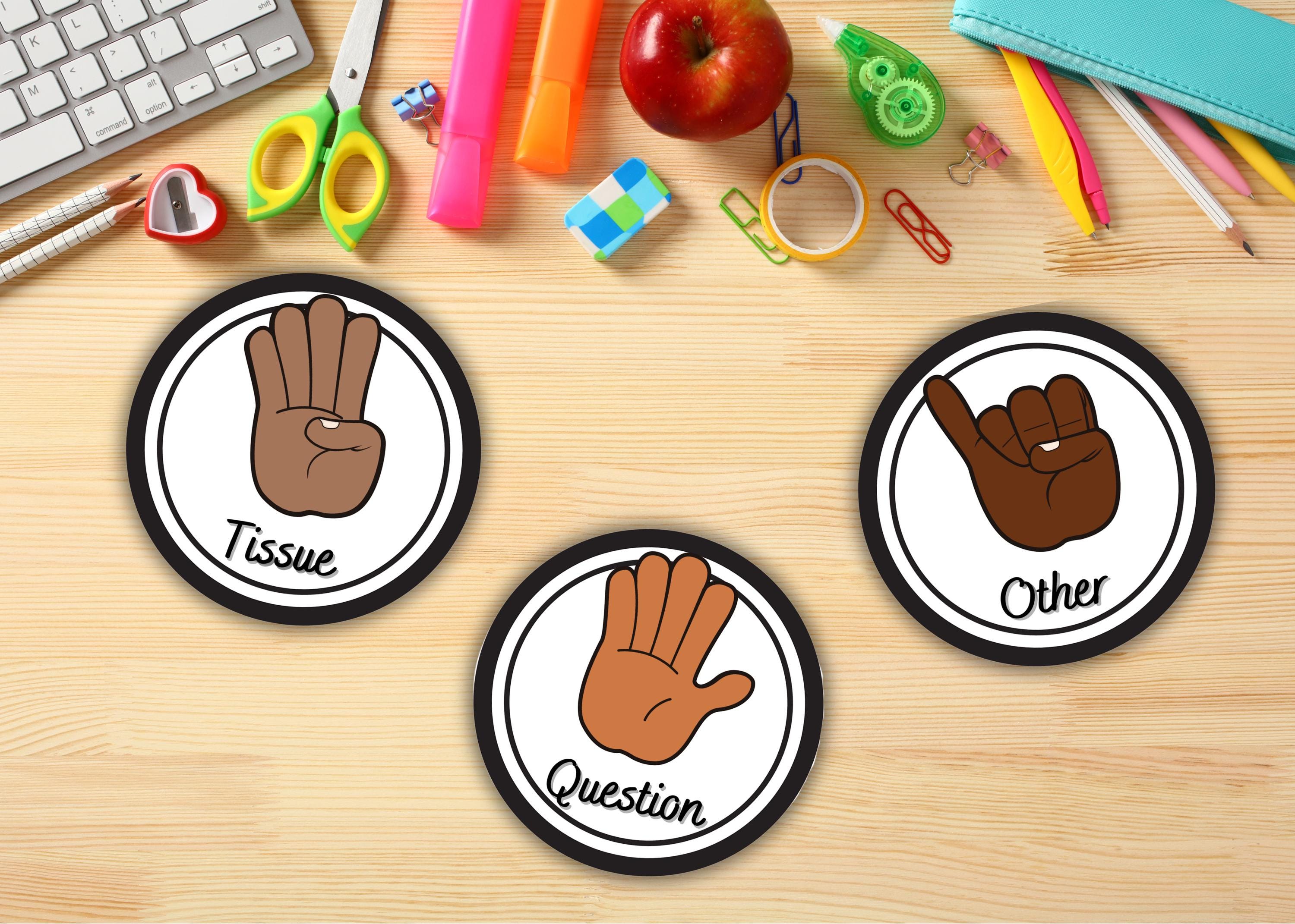 Editable Student Hand Signals for Classroom Management Procedures ...