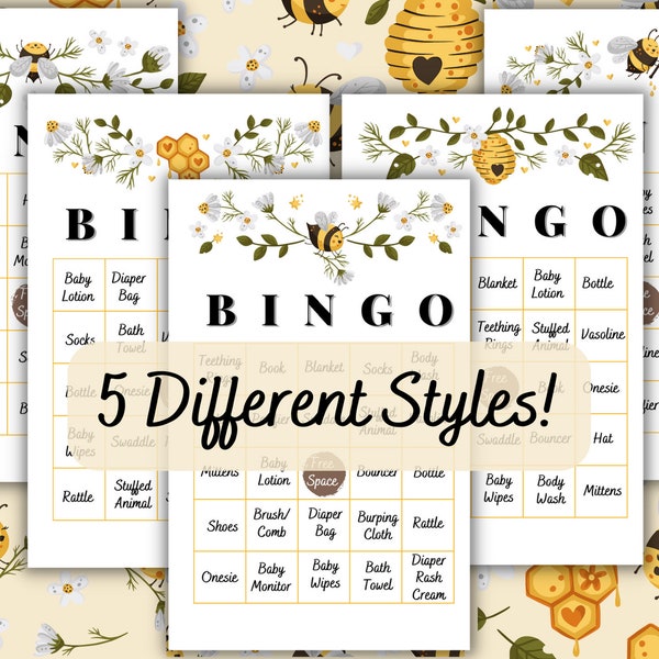 Bee Bingo - Etsy