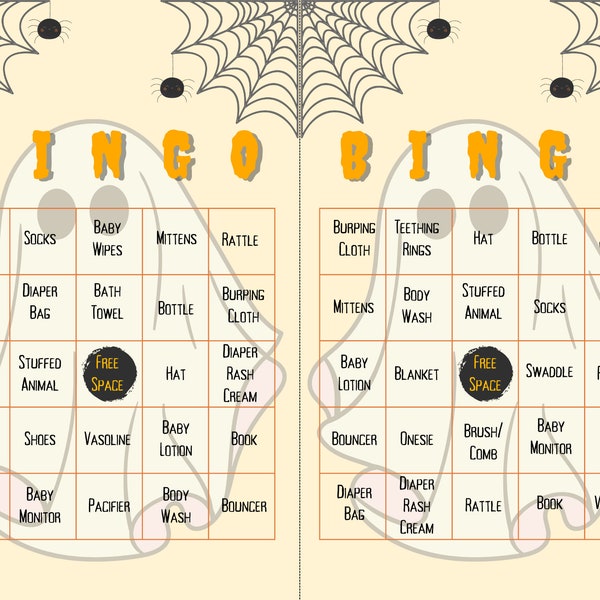 Halloween Bingo - Etsy
