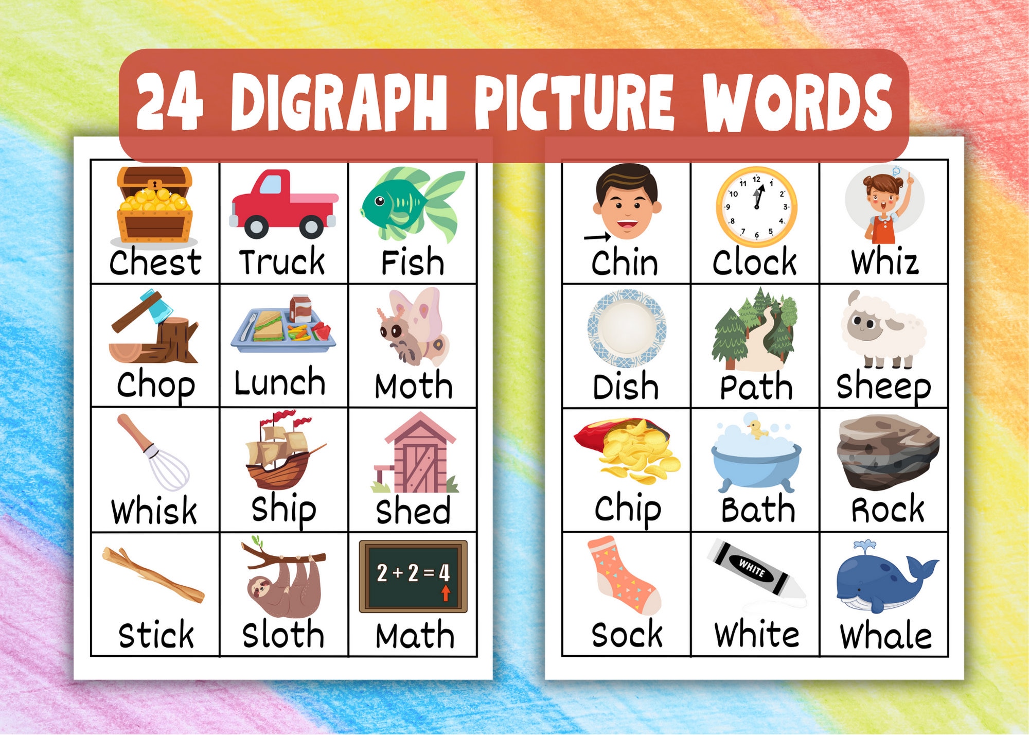 Digraph Bingo Game: Kindergarten & 1st Grade Small Group Reading ...