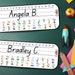 Editable Black and White Student Name Tags Template in 5 Styles ...