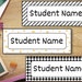 Cute Classroom Editable Name Tag Template 5 Different Styles Printable ...