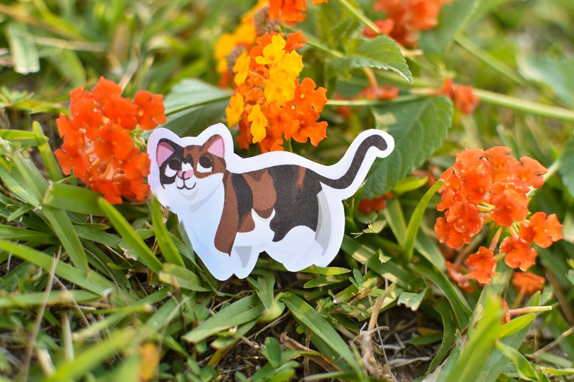 Calico Cat Stickers - Etsy