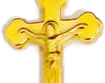 Mini Crucifix Necklace - Etsy