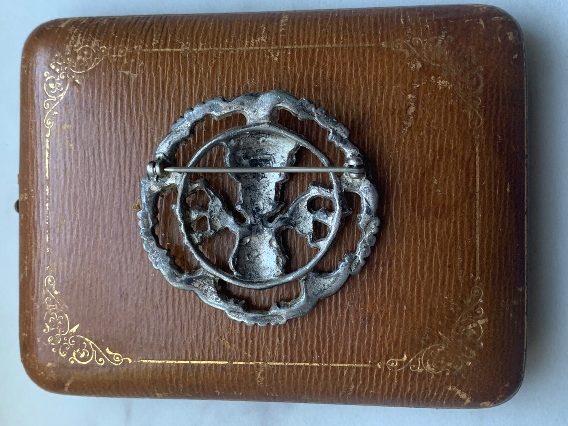 Vintage Sterling Silver 925 Grotesque Man Floral Peruzzi Style Scroll ...