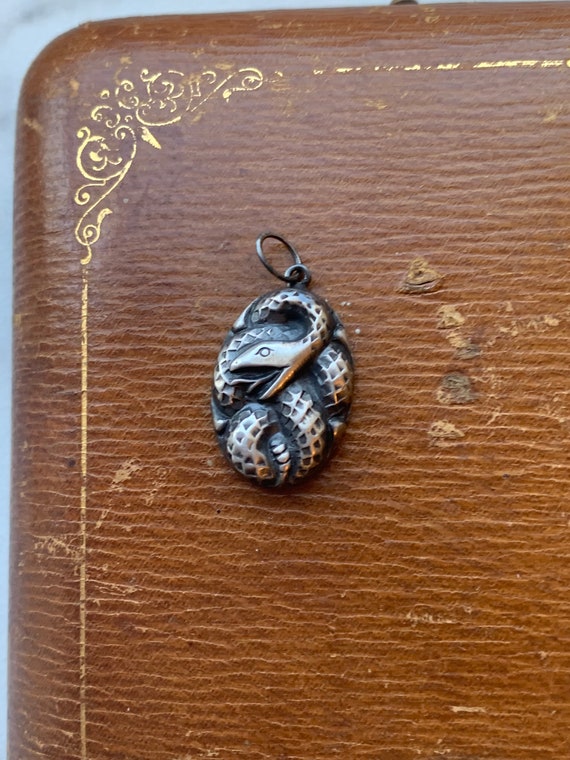 Antique Sterling Silver 925 Snake Serpent Conversion … - Gem