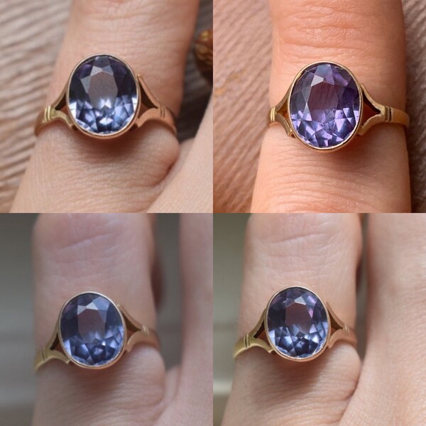 Russian Alexandrite Ring - Etsy
