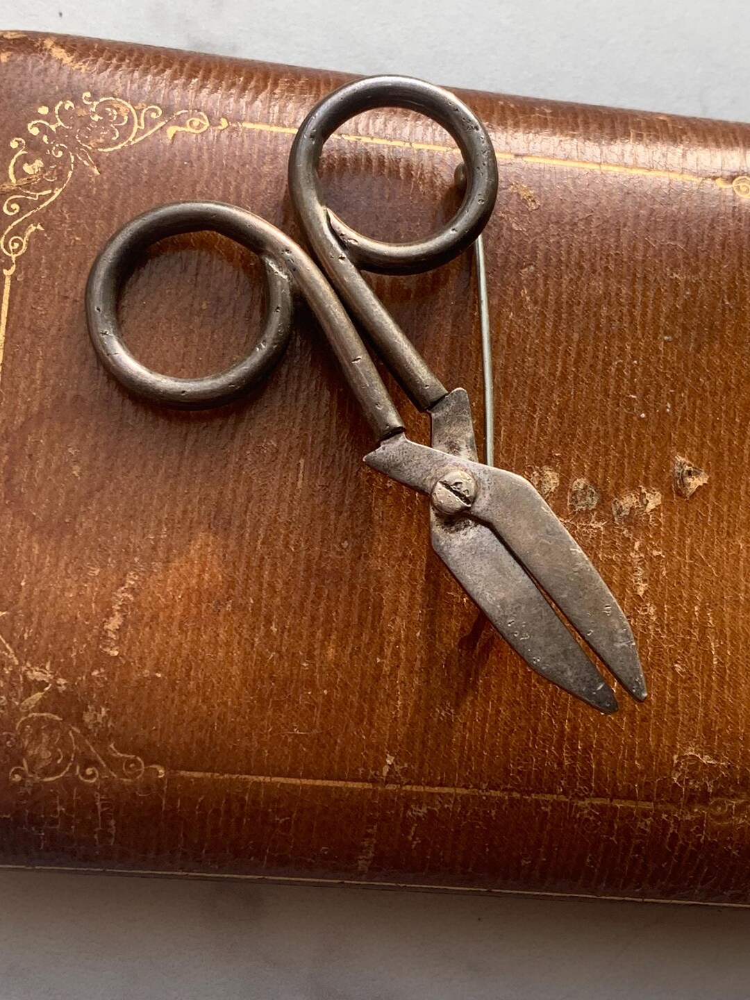 Vintage Sterling Silver 925 Scissors Moveable Movable Brooch Pin - Etsy