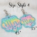 Personalized Fabric Bag Tag, Name Tag, Embroidered Name Tag, Bookbag ...