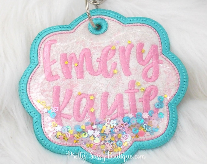 Clear Shaker Confetti Bits and Bobs Ornament Set of 2 Gift Wrapping ...