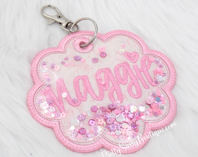 Personalized Fabric Bag Tag, Name Tag, Embroidered Name Tag, Bookbag ...