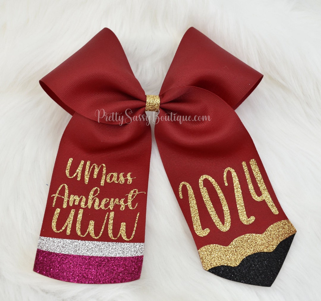 Teacher Graduation Bow - Personalized Graduation Bow - Big Graduation ...