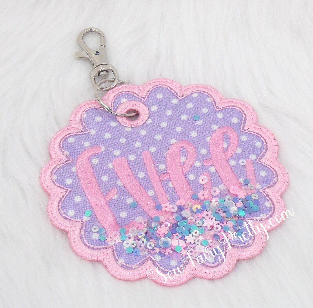 Personalized Fabric Bag Tag, Name Tag, Embroidered Name Tag, Bookbag ...