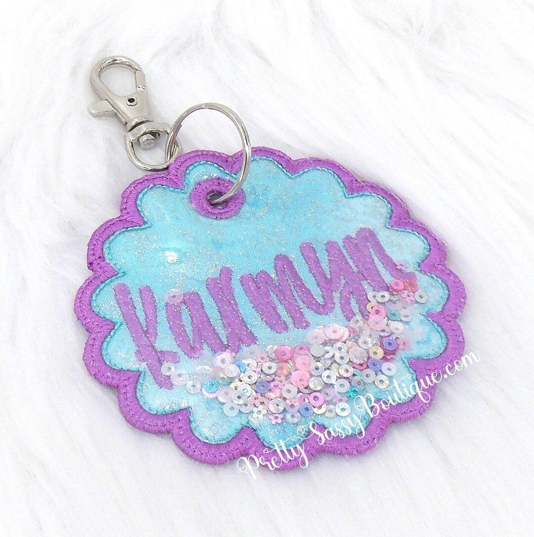 Personalized Fabric Bag Tag, Name Tag, Monogrammed Name Tag, Bookbag ...