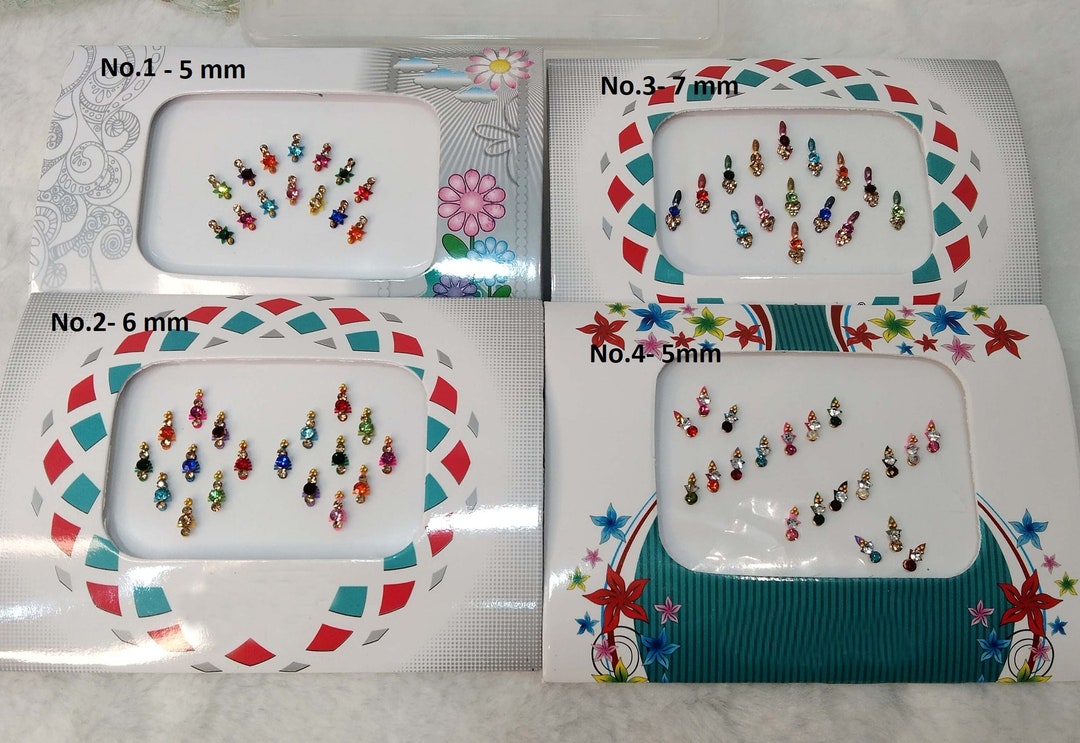 Bindis Long Colored ,tiny Bindis Stickers,colorful Long Bindis ...
