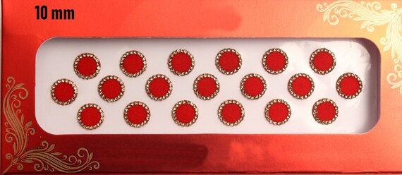 Red Round Bindi