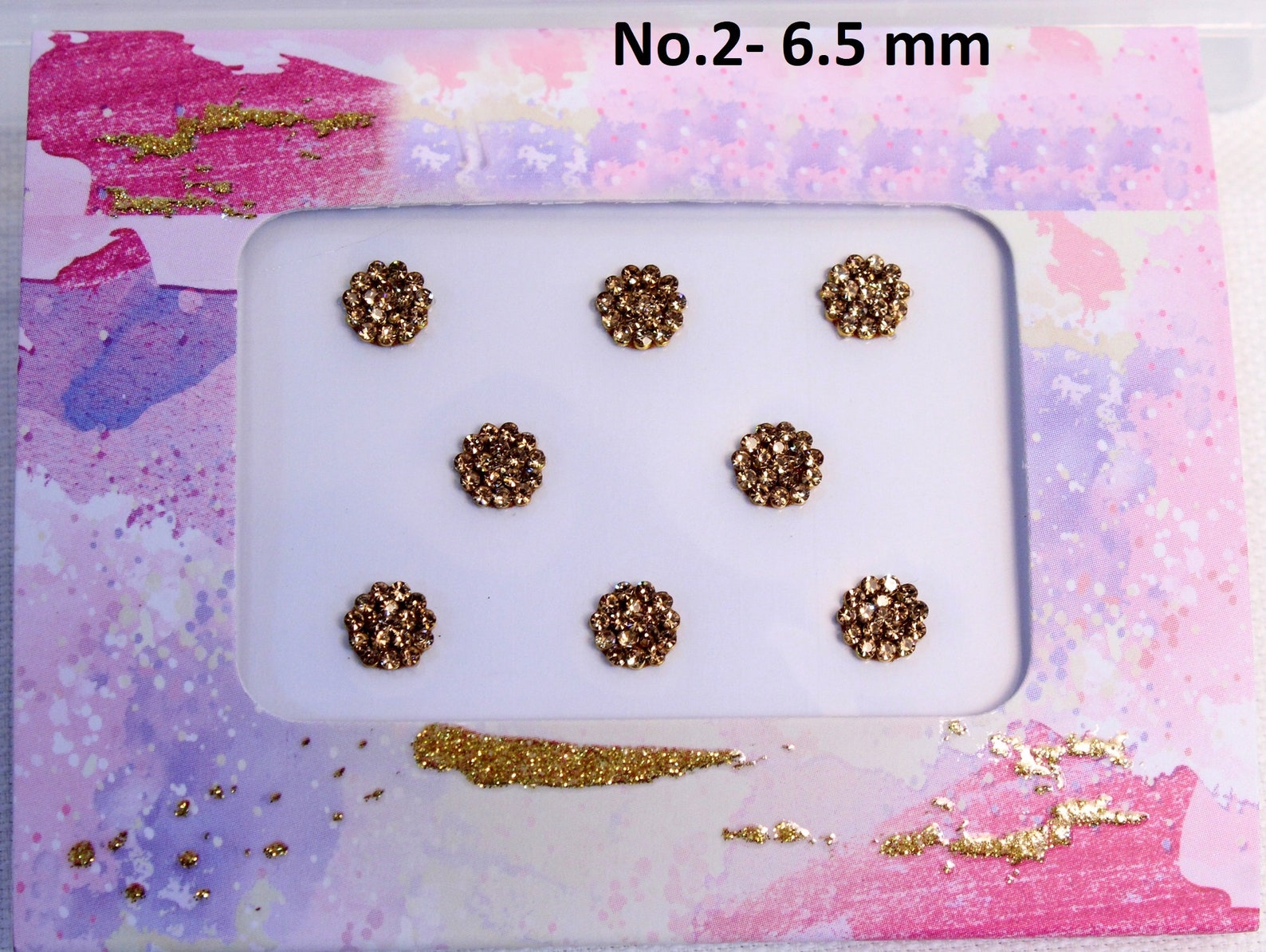 Bindi Gold Round Bindis bridal Gold Bindisstone Bindisgold | Etsy