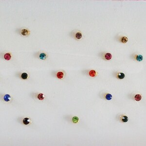 57 Multi Color Stone Sticker Bindischristmas Gift | Etsy