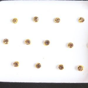 25 Gold Fake Nose Studs Bindis,stick on Nose Studs,nose Studs Stickers ...