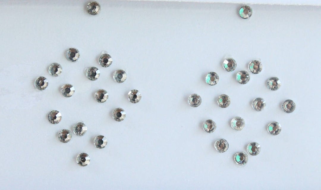 Buy Silver Face Gems: Reusable Bindi Stickers (58 Pc) Online in India ...