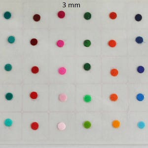 Plain Round Bindi Stickers ,120 Round Bindis,colorful Bindis,multicolor ...