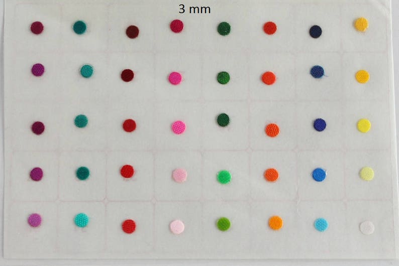 Plain Round Bindi Stickers 120 Round Bindiscolorful | Etsy