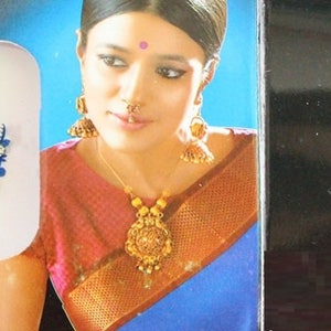 6 Packs Long Face Bindi Stickers,high Quality Bridal Long Bindis ...