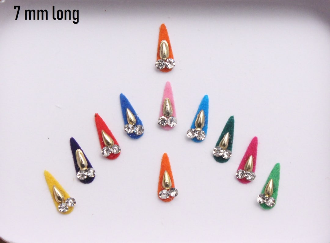 Bindis Long Tilak Bindis ,teardrop Bindis Stickers,colorful Tilak ...