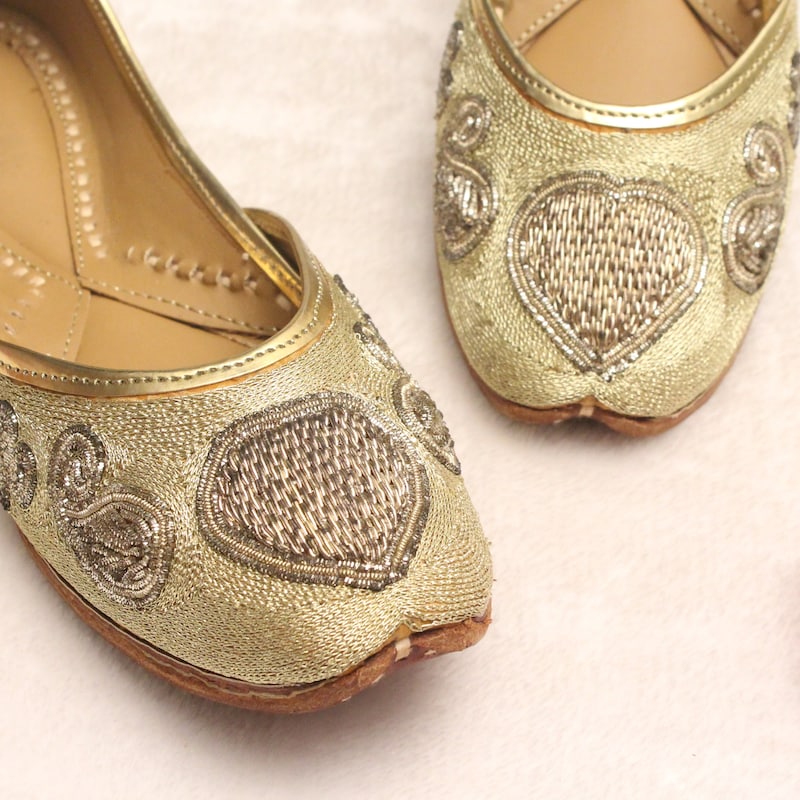 Gold Shoes - Etsy