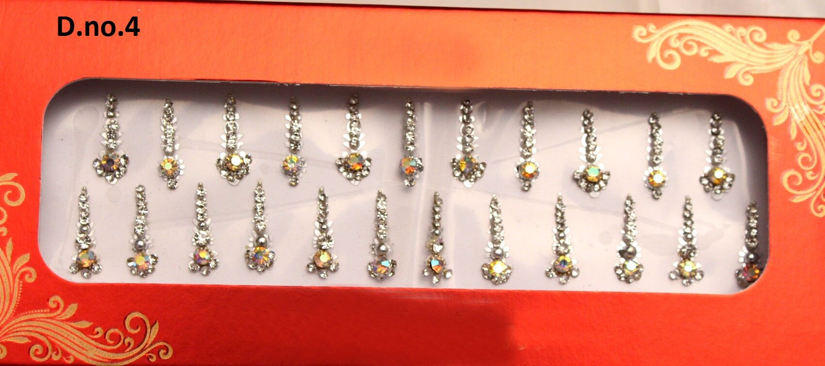 Bindis Long Silver Face Bindis JewelsWedding Long Bindis | Etsy