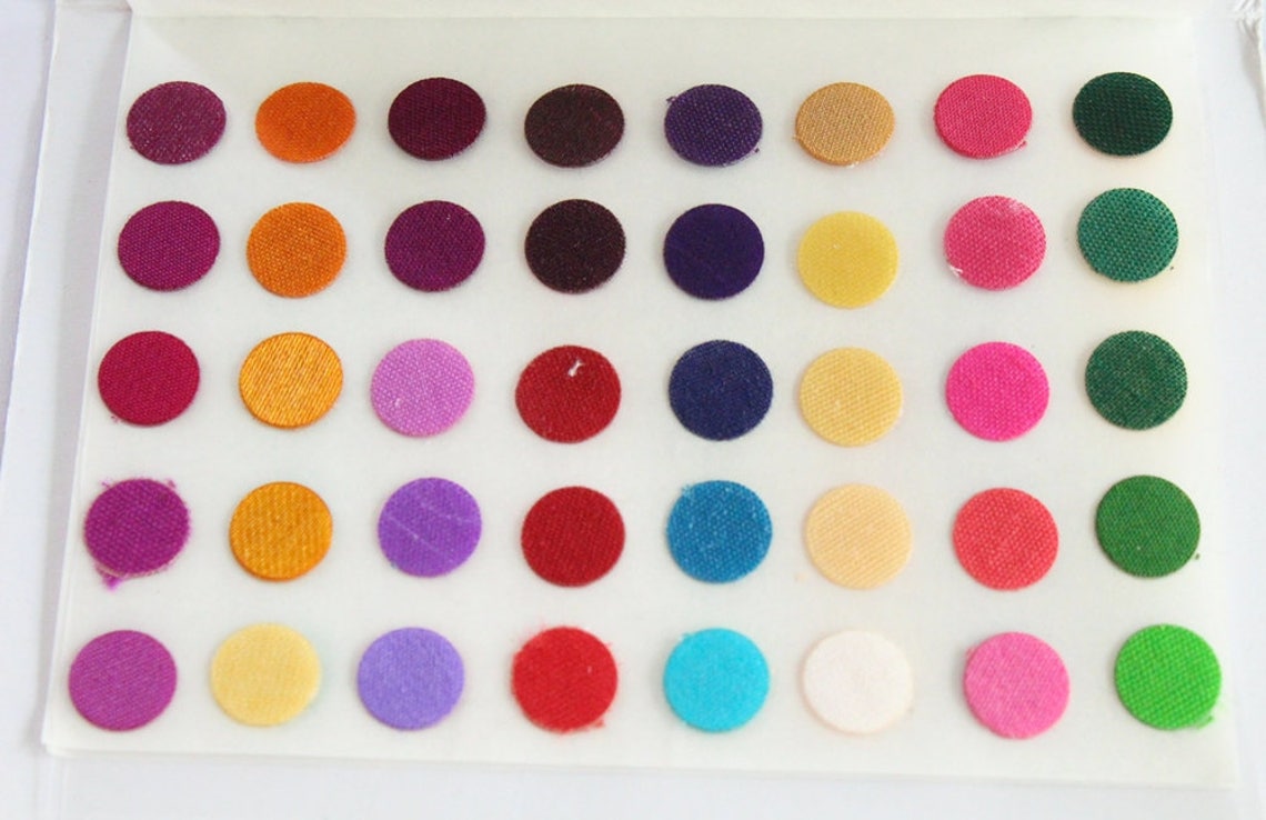 120 Plain Round Bindi Stickers round Bindiscolorful - Etsy Canada