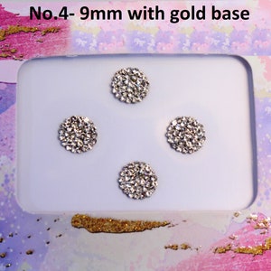 Bindi Silver Round Bindis bridal Gold Bindisface Jewels | Etsy