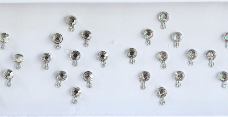 Silver Face Jewels: Festival Bindi Stickers - 36 Pack - Etsy