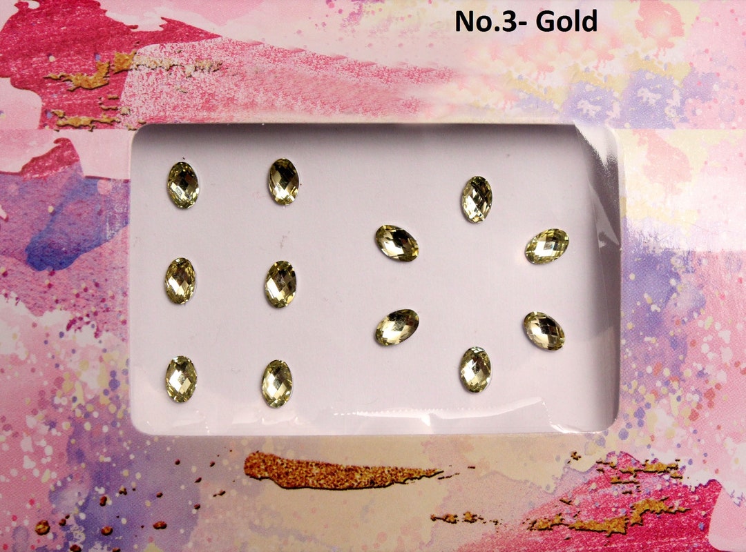 Buy Face Jewels Stick on Face Gems,gold Face Festival Jewels Stickers ...